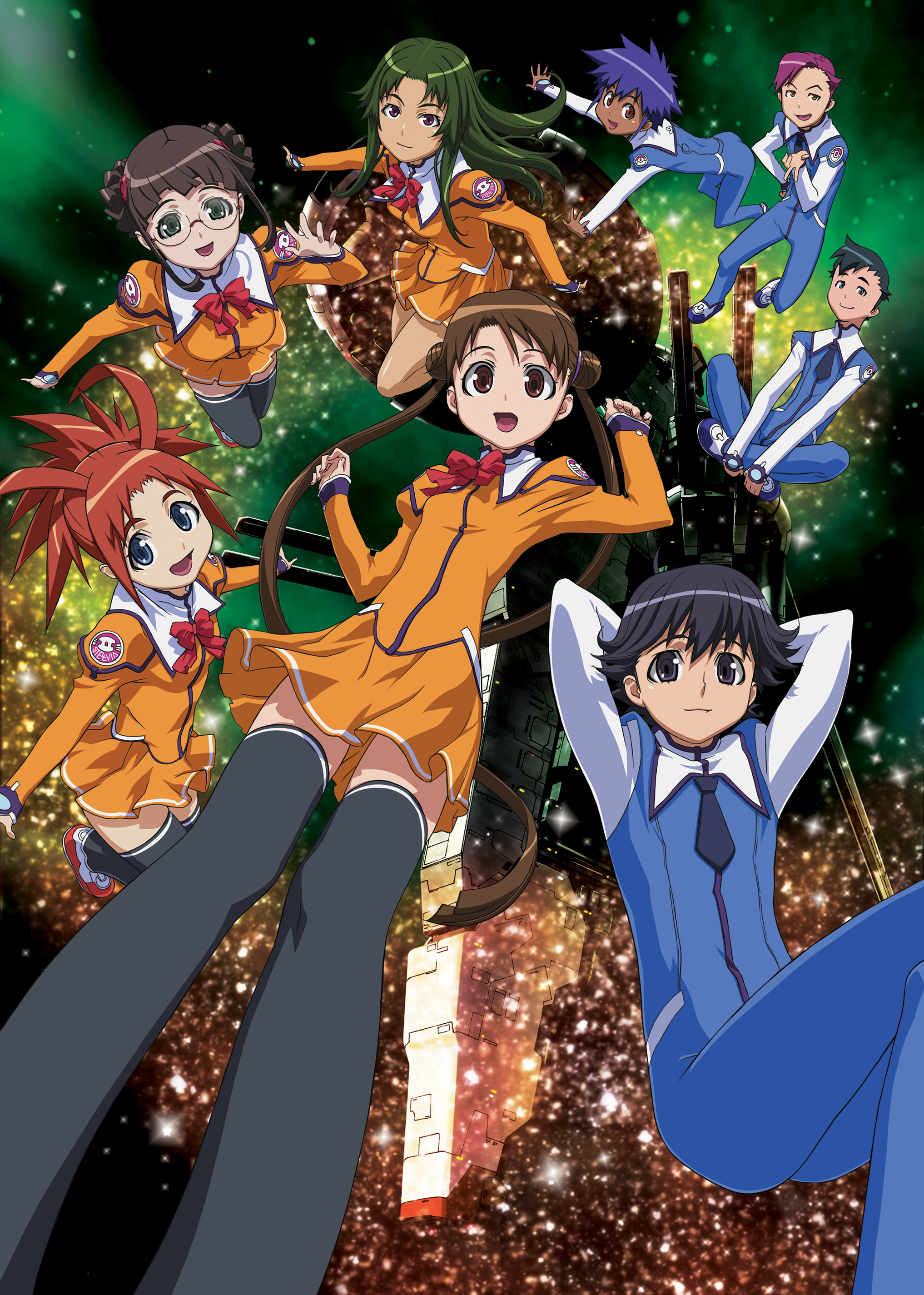 uchuu no stellvia arisa glennorth fujisawa yayoi joey jones katase shima kayama akira odawara ...